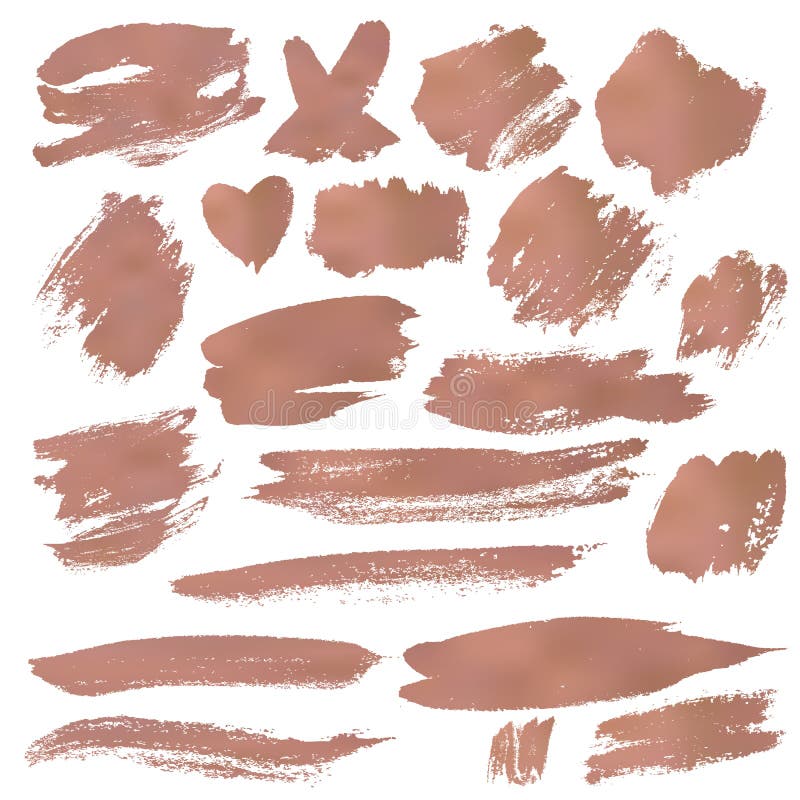 Copper Brush Stroke Stock Illustrations – 420 Copper Brush Stroke Stock ...