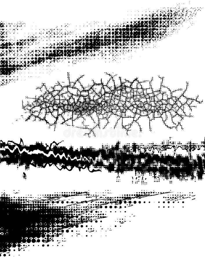 Grunge lines stock vector. Illustration of collection - 9588902