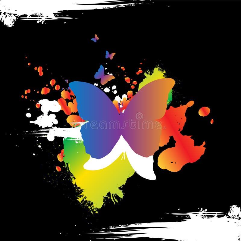 Grunge Butterly Design Stock Illustrations – 19 Grunge Butterly Design ...