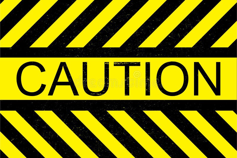 Grunge Caution Background stock vector. Illustration of notice - 132740894