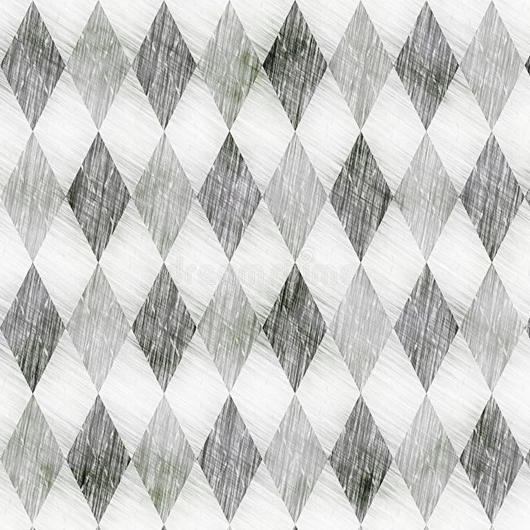 Grunge Check Drawing Pattern Stock Illustration - Illustration of ...
