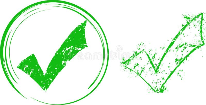 Vector check mark stickers stock vector. Illustration of select - 15594183