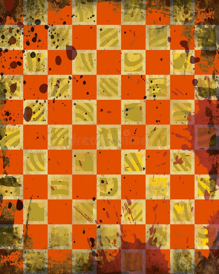 Grunge Checkered Background Stock Illustration - Illustration of symbol ...