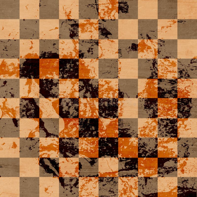 Grunge Checkered Background Stock Illustration - Illustration of worn ...