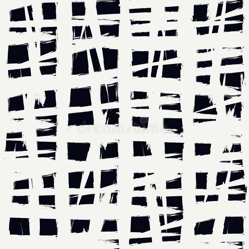 Grunge Chekered Seamless Pattern. Crushed Rough Edge Squares Ornament ... Grunge Chekered Seamless Pattern. Crushed Rough Edge Squares Ornament ...