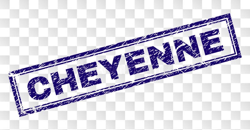 Grunge CHEYENNE Rectangle Stamp Ilustración del Vector - Ilustración de ...