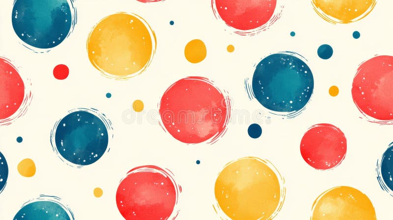 A Grunge Circle Pattern with Textured Spots, Ideal for Creative Design ...