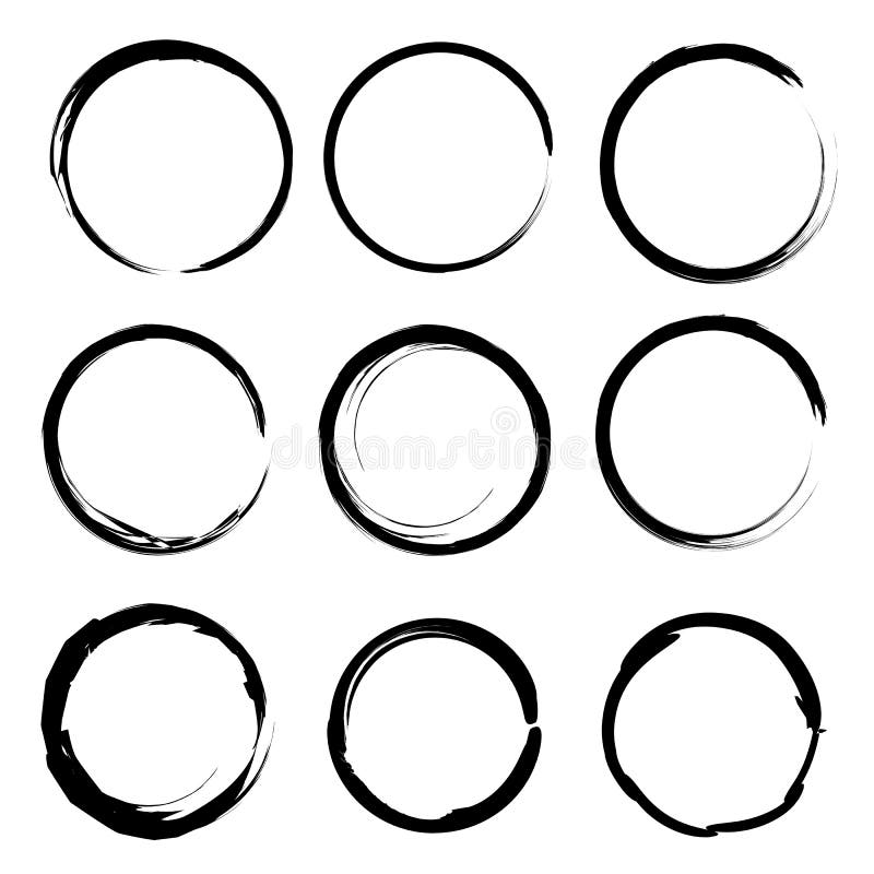 Grunge circle stock vector. Illustration of background - 261969952