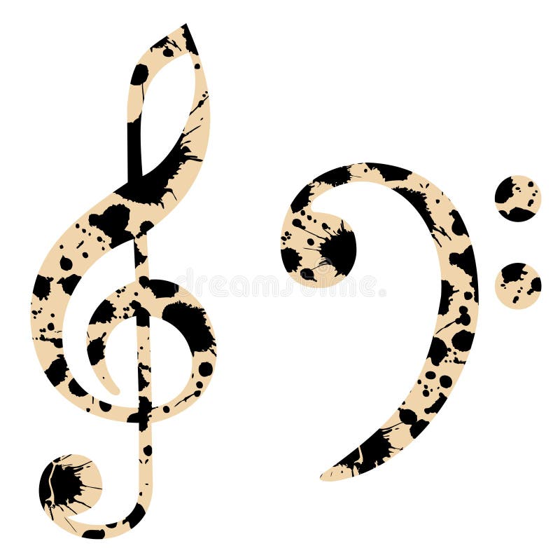 Musical Clefs stock vector. Illustration of piano, count - 227859274