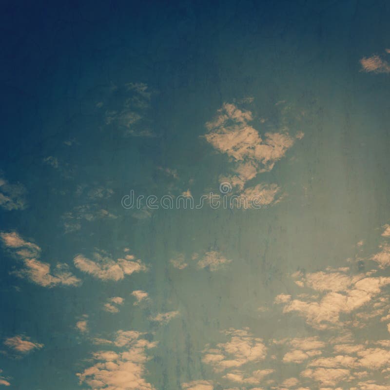 Grunge Clouds Vintage Texture. Stock Photo - Image of moody, vintage ...