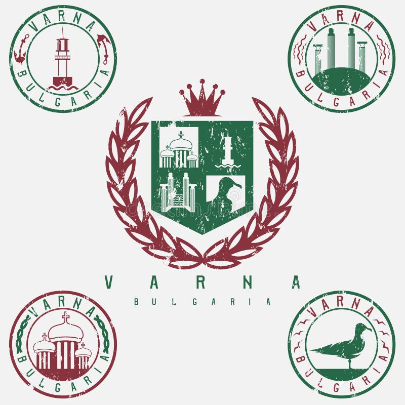 Varna Coat Arms Stock Illustrations – 7 Varna Coat Arms Stock ...