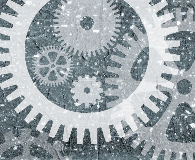 Cogwheel background stock illustration. Illustration of white - 5016417