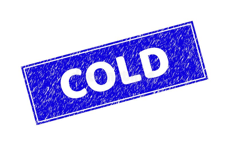 Grunge COLD CASE Scratched Rectangle Stamp Seal Stock Vector ...