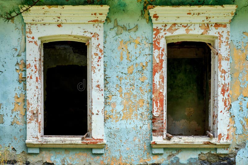 Grunge wall with window stock image. Image of abandoned - 128030583