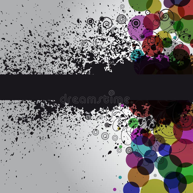 Grunge colorful background stock vector. Illustration of cover - 14915848