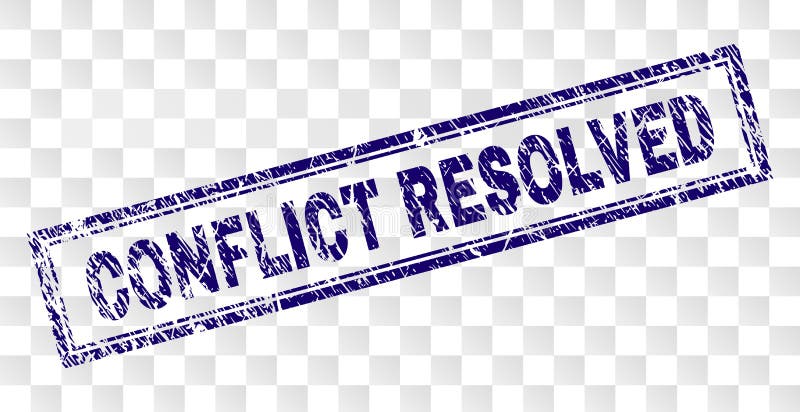 Grunge RESOLVED Rectangle Stamp Stock Vector - Illustration of frame ...