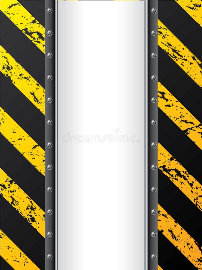 Grunge construction sign stock vector. Illustration of vector - 6399739