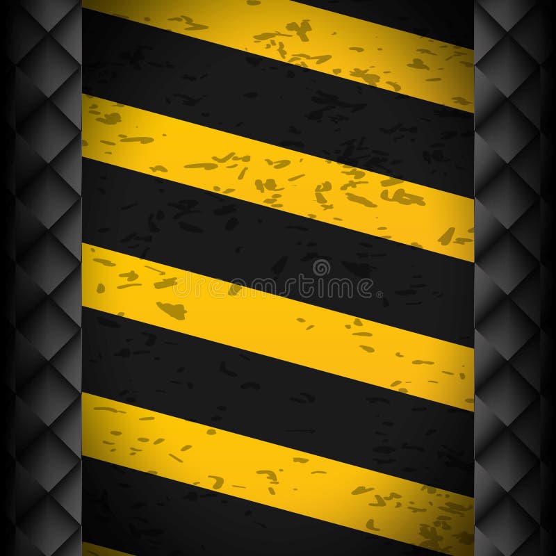 Grunge construction sign stock vector. Illustration of vector - 6399739