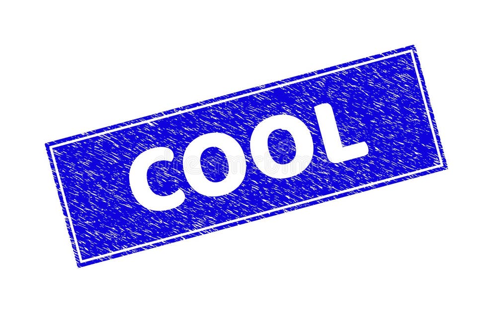 Grunge COOL Textured Rectangle Stamp Seal Stock Vector - Illustration ...