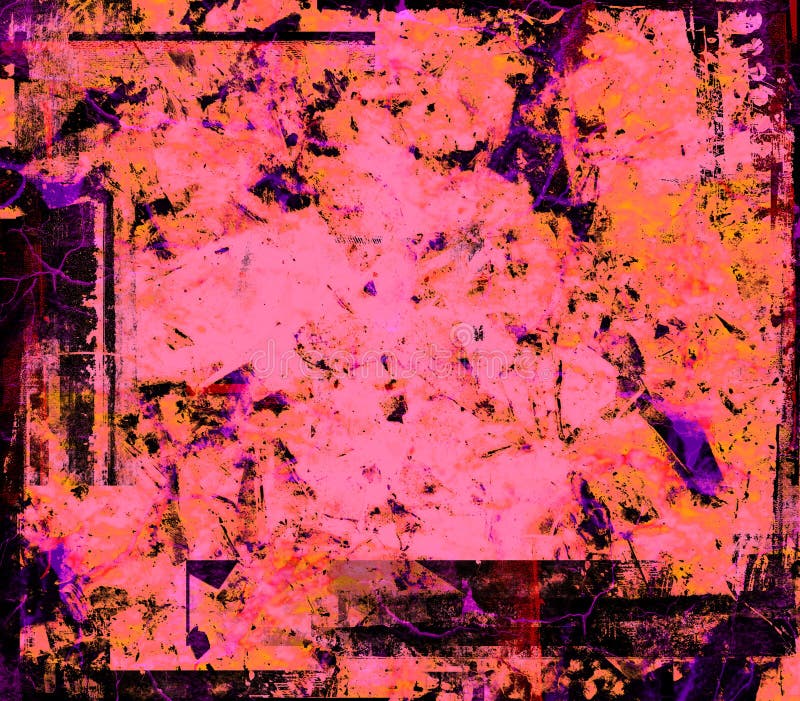 Grunge cor-de-rosa ilustração stock. Ilustração de gravado - 4929266