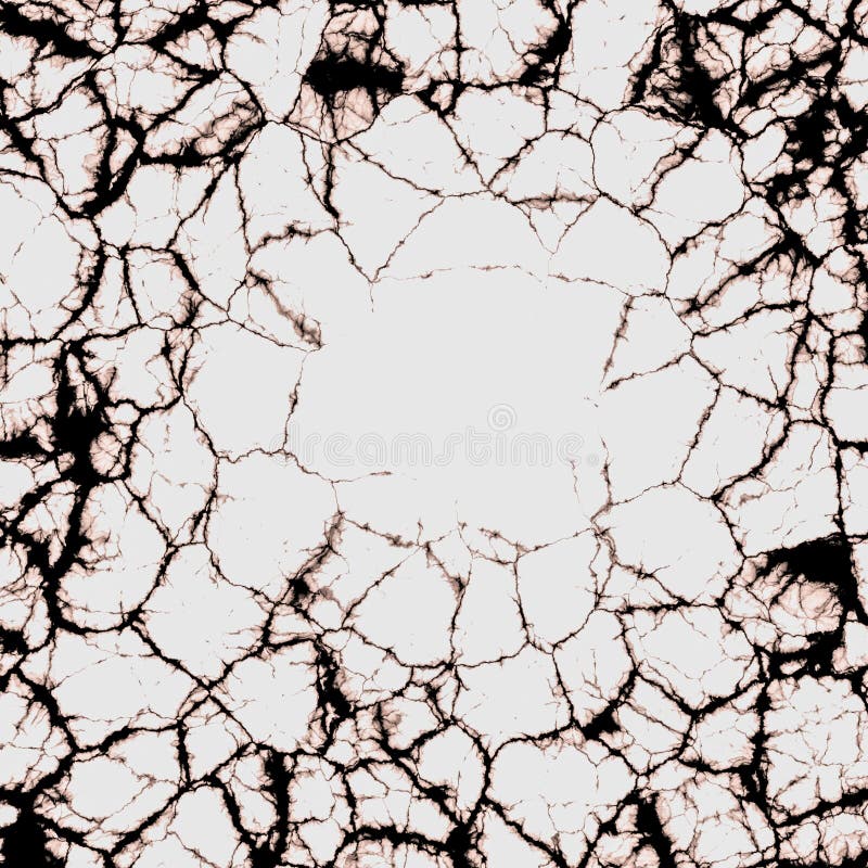 Grunge Crack Frame Design Element Stock Image - Image of ancient, burnt ...