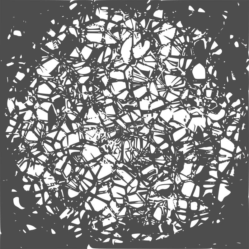 Grunge Cracks Effect Texture. Stock Vector - Illustration of decor ...