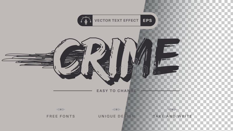 Crime Font Stock Illustrations – 3,602 Crime Font Stock Illustrations ...