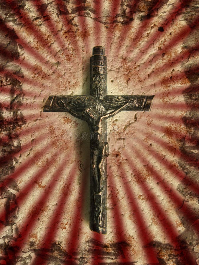 Grunge cross stock illustration. Illustration of jesus - 11045340