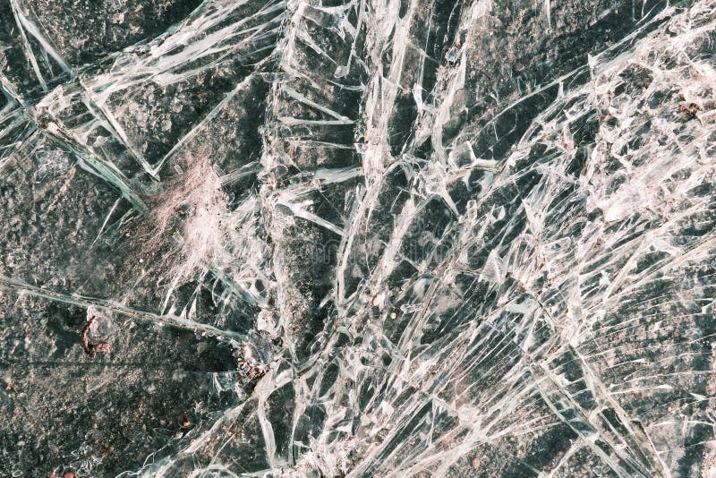 Grunge, Crushed Plastic Plexiglass Texture, Transparent Glass from Bus ...