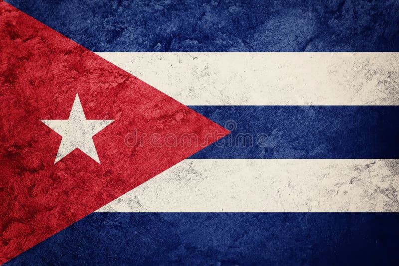 Distressed cuban flag stock image. Image of rough, cubano - 1233397
