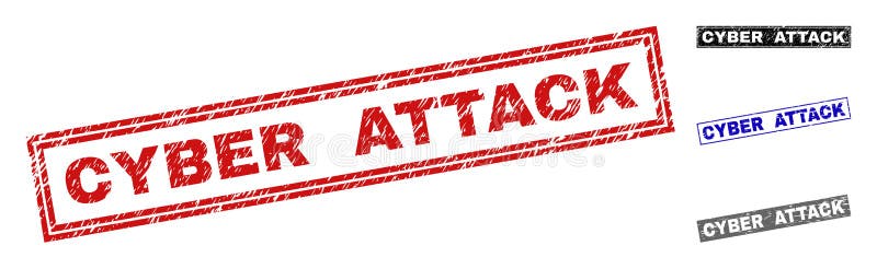 Grunge CYBER CRIME Textured Rectangle Stamp Seals Stock Vector ...