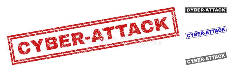 Grunge CYBER CRIME Rectangle Stamp Stock Vector - Illustration of ...