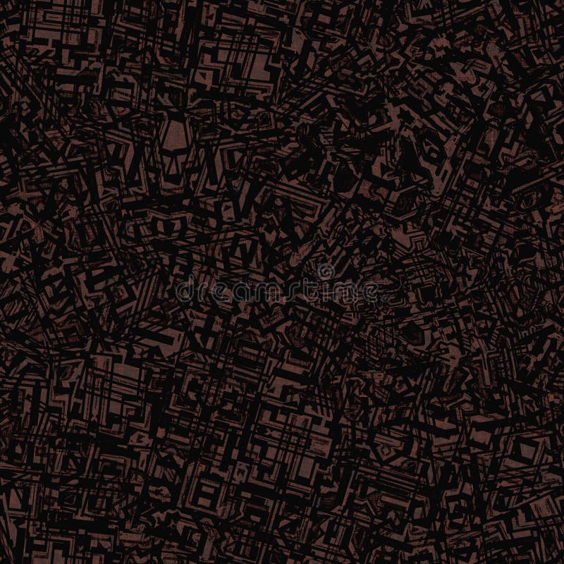 Grunge Dark Brown Random Geometric Dyed Seamless Texture Material ...