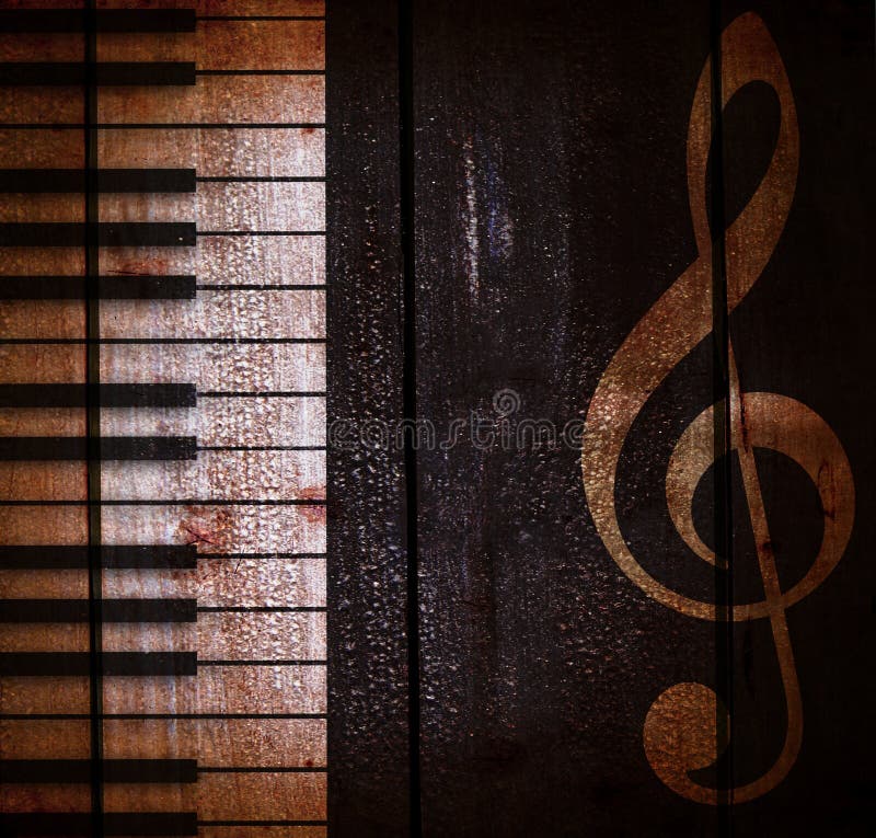 Grunge Dark Musical Background Stock Image - Image of element ...