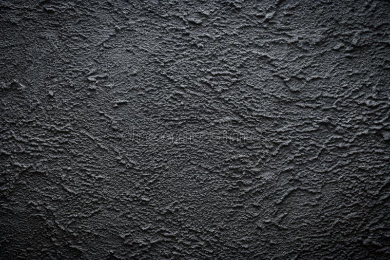 Grunge Dark Plaster Wall with Rough Black Stucco Texture Stock ...