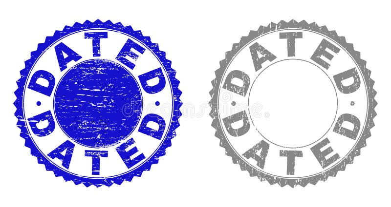 Grunge DATED Scratched Stamps Stock Vector - Illustration of text ...