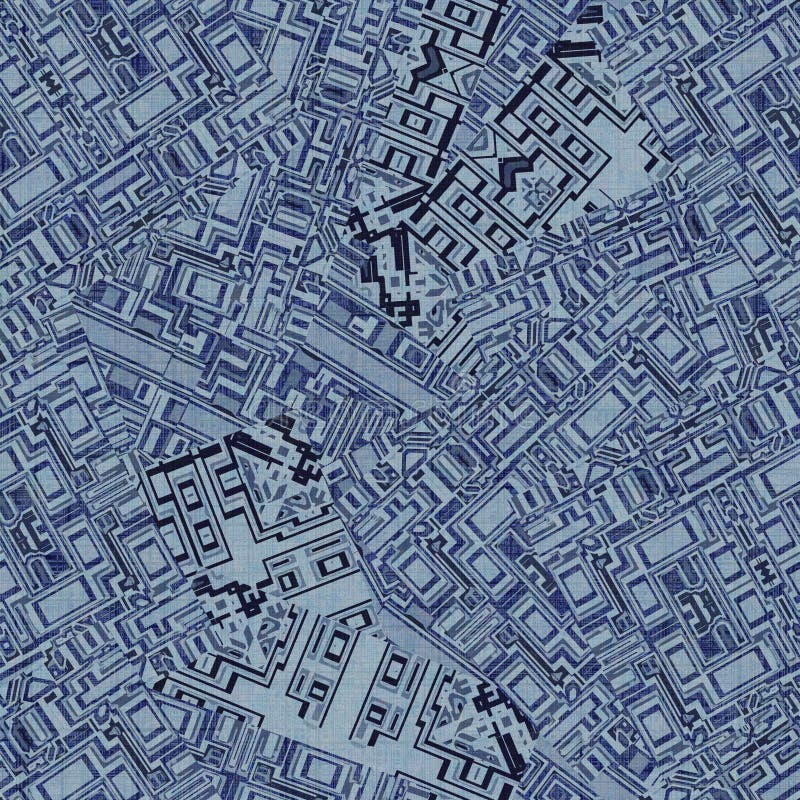 Grunge Denim Random Geometric Acid Wash Seamless Texture Material ...