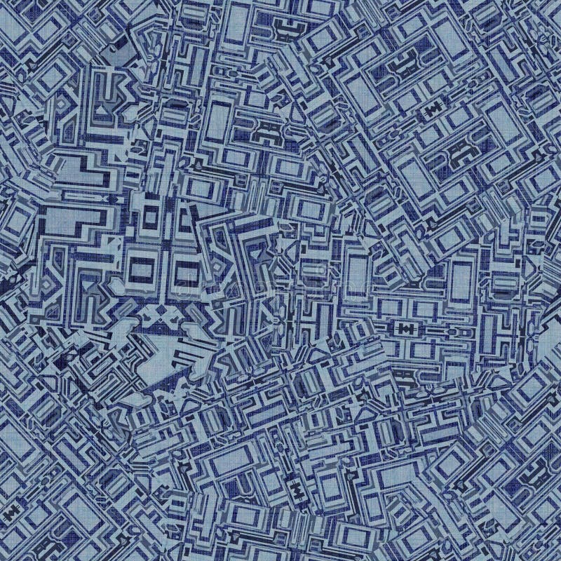 Grunge Denim Random Geometric Acid Wash Seamless Texture Material ...