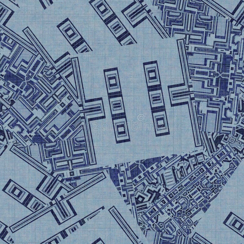 Grunge Denim Random Geometric Acid Wash Seamless Texture Material ...