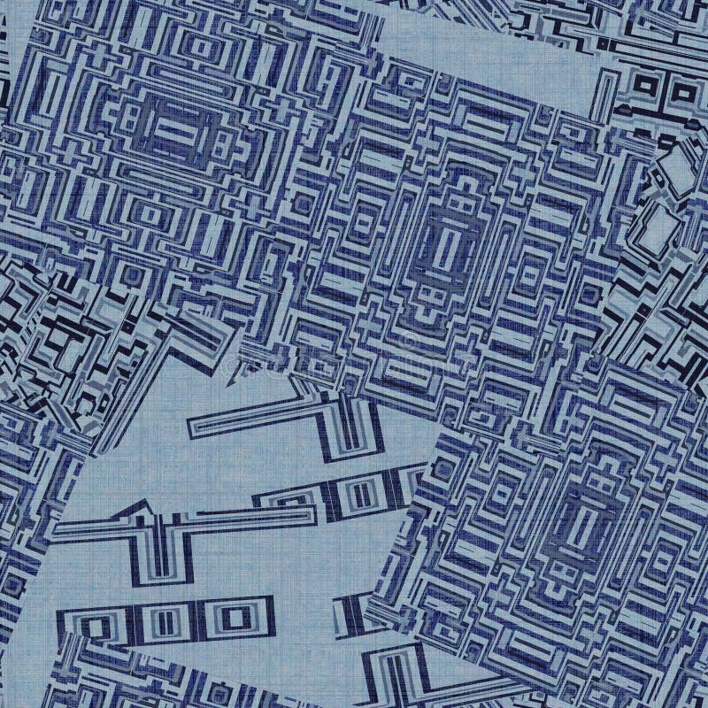 Grunge Denim Random Geometric Acid Wash Seamless Texture Material ...