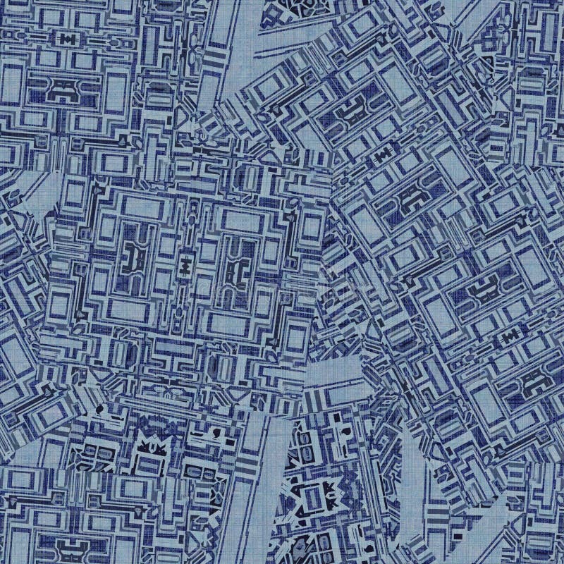 Grunge Denim Random Geometric Acid Wash Seamless Texture Material ...