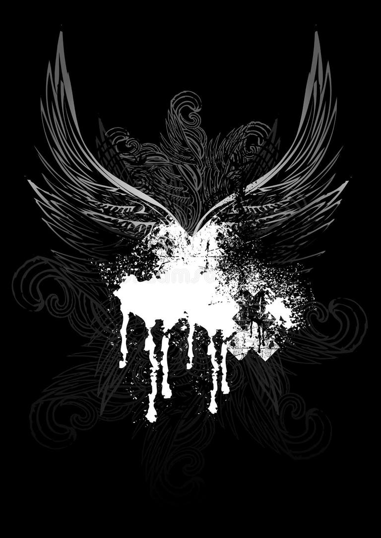 Punk Rock Grunge Design Elements Stock Illustrations – 906 Punk Rock ...