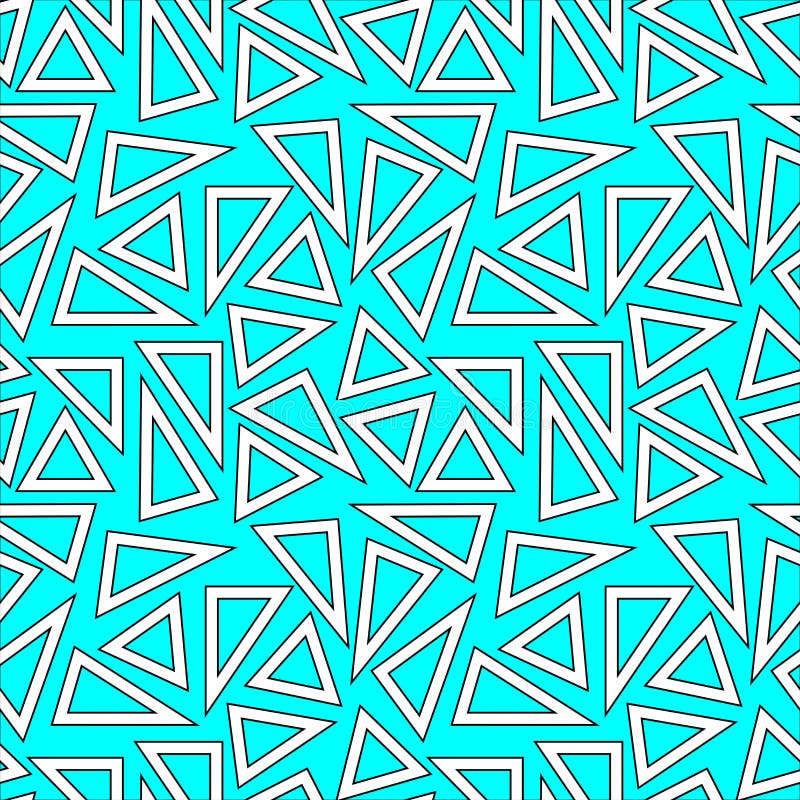 Rotate Triangle Seamless Geometric Pattern Vector. Memphis Art Design Stock Vector ...