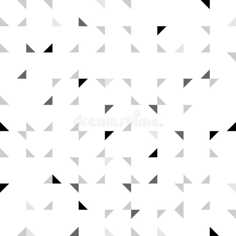 Rotate Triangle in Square Grid. Seamless Geometric Pattern Vector Stock ...