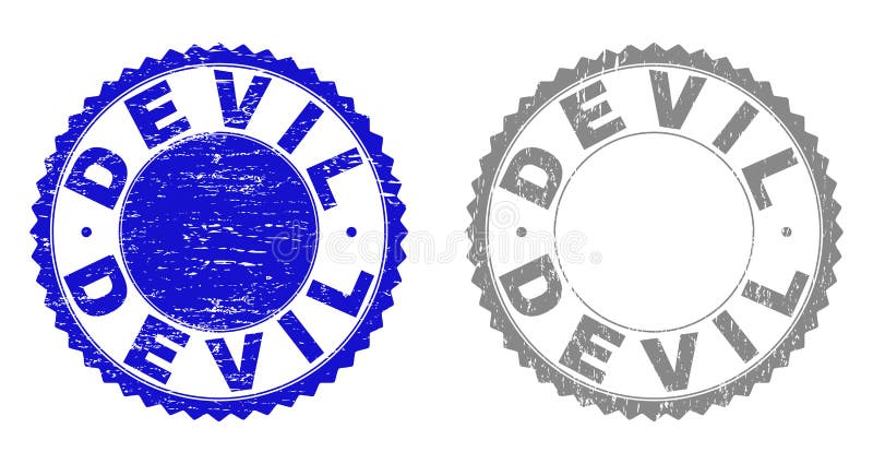 Word Devil Isolated With Demon Stock Illustration - Illustration of ...