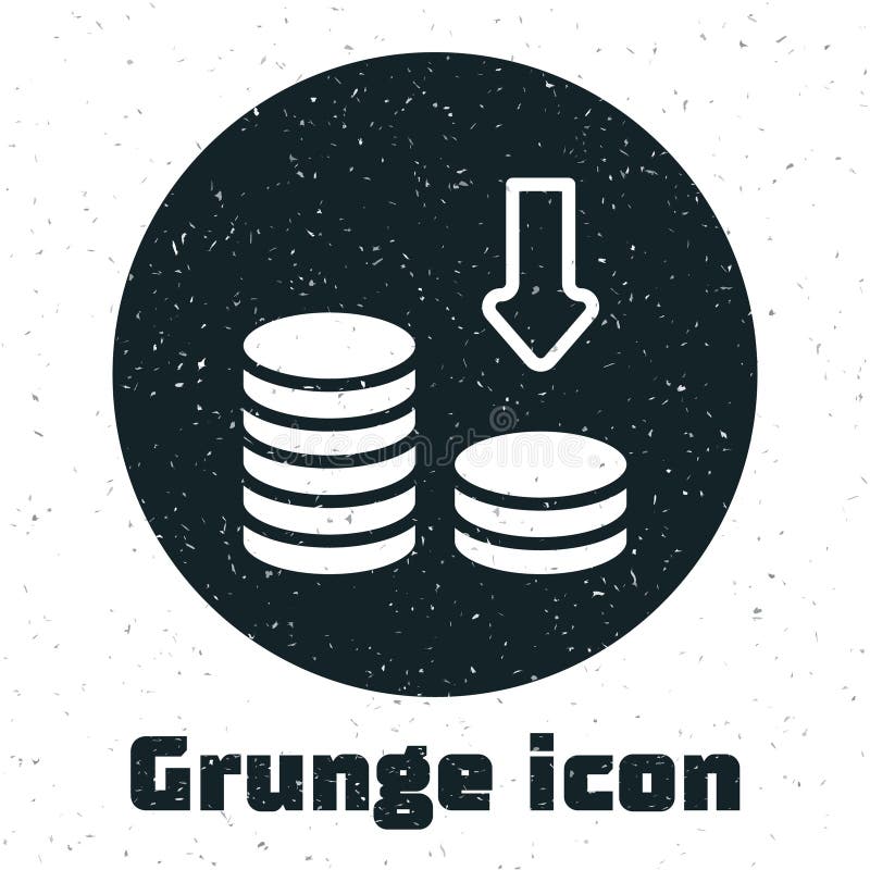 Grunge Red Cost Saving Word with Star Icon Round Rubber Seal Business ...