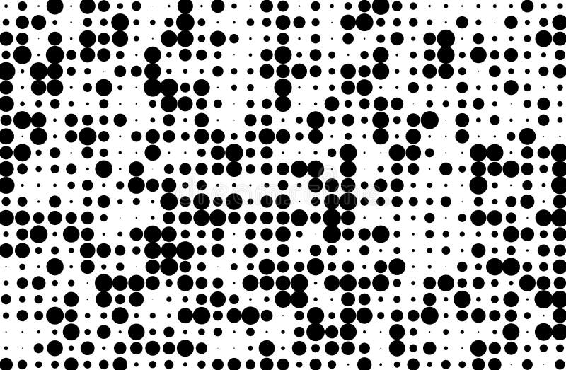 Grunge Dotted Bckground with Circles, Dots, Point Different Size, Scale ...