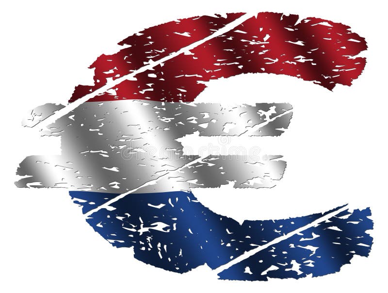 Grunge Dutch Euro stock illustration. Illustration of dutch - 9186185