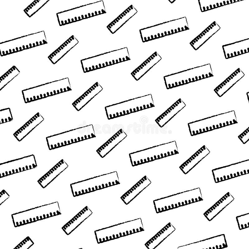 Grunge Education Ruler School Tool Background Stock Vector ...