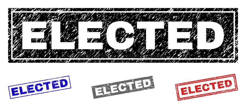 Elected Rectangle Stamp Seals Stock Illustrations – 6 Elected Rectangle ...